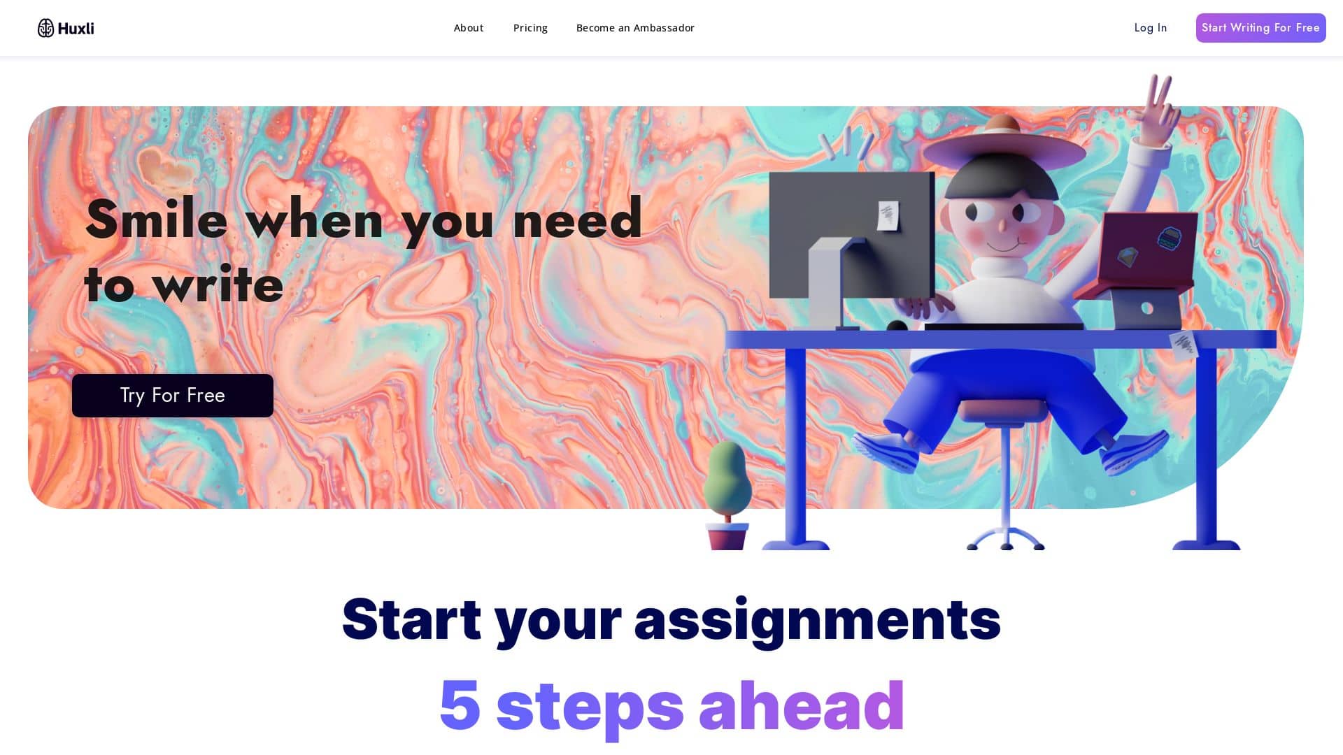 Huxli.ai | Enhances Student Writing with Specialized Tools | Futureen