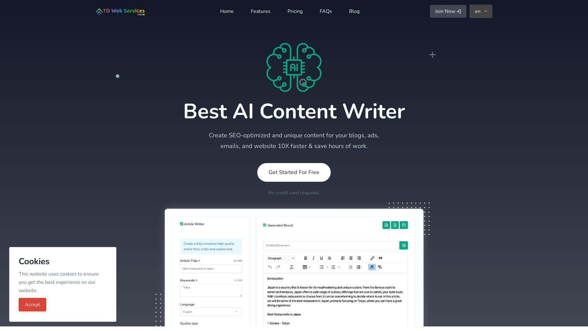 IntelliServe | Content Creation & Optimization for Businesses | Futureen