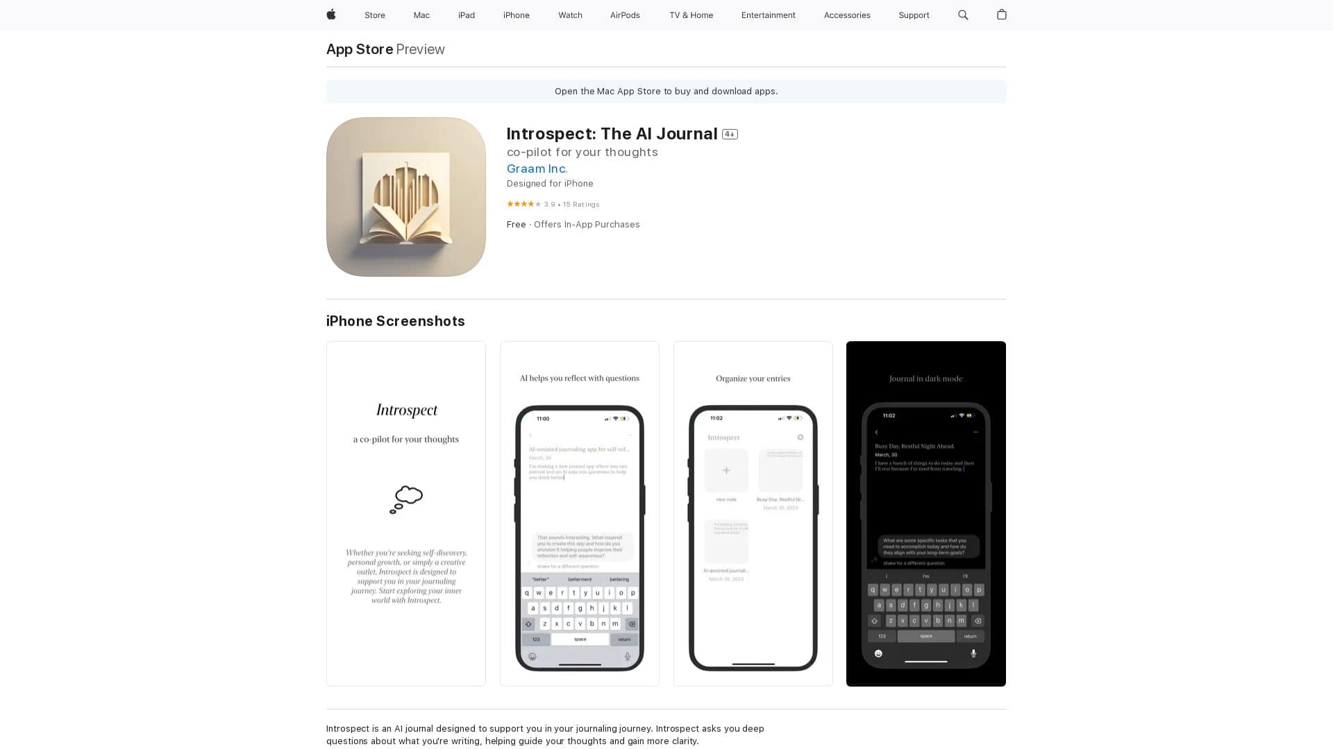 Introspect | Your AI Journal for Product Information | Futureen