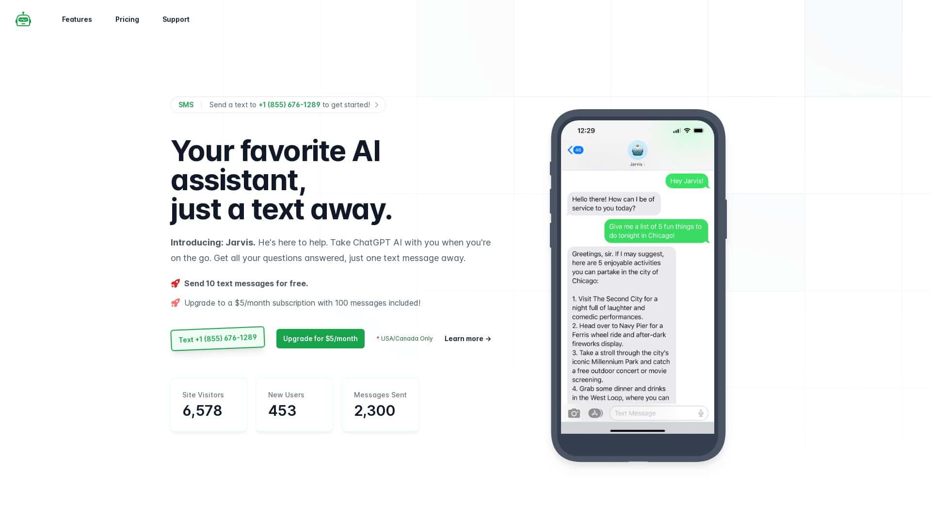 Jarvis.tel | Your Go-To AI Assistant for Text Messaging | Futureen