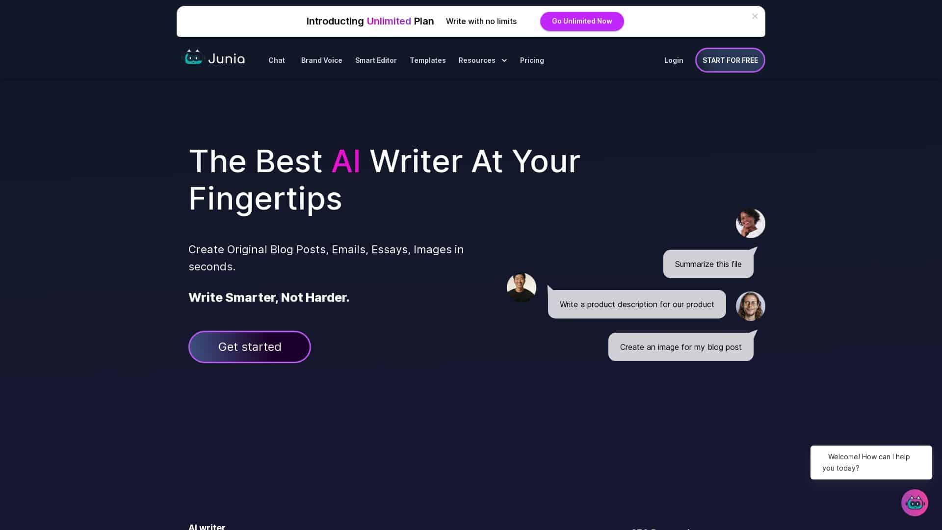 Junia | Write Better with AI and Create Great Content | Futureen