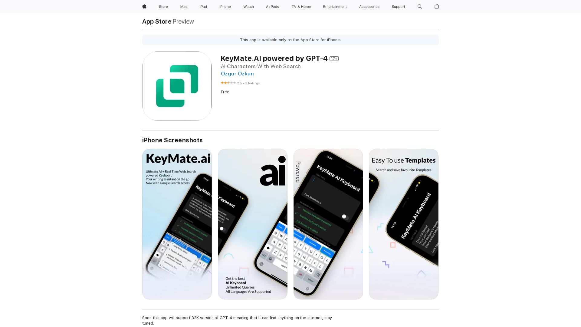 KeyMate.AI | Mobile Keyboard with AI Chat Suggestions | Futureen