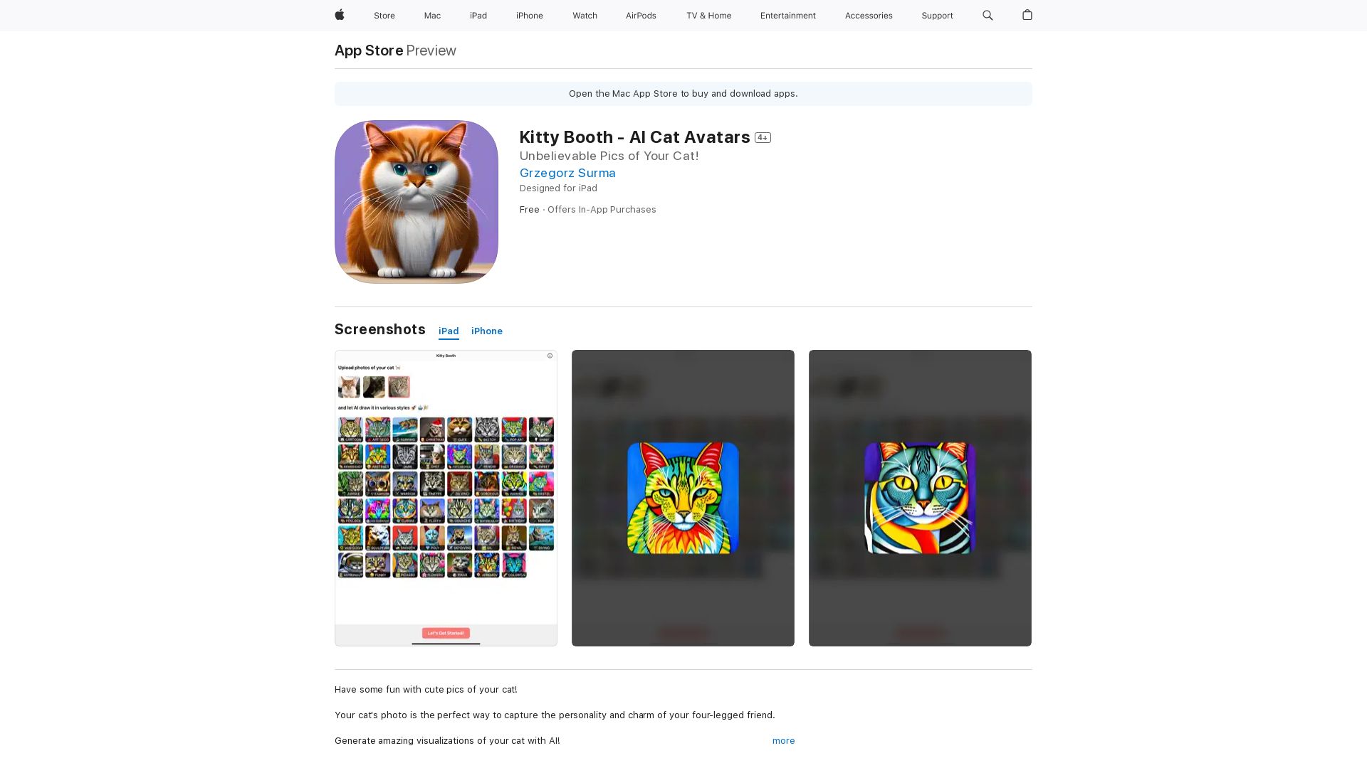 Kitty Booth | Virtual Cat Avatars Fun AI Tool | Futureen