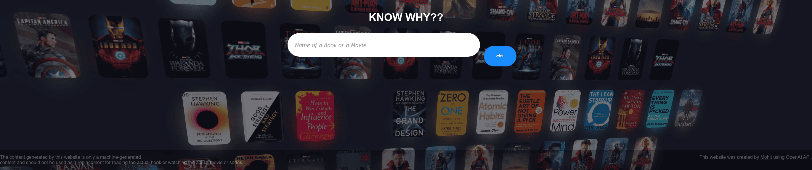 Know Why | Summarizes Books, Movies & TV Shows | Futureen