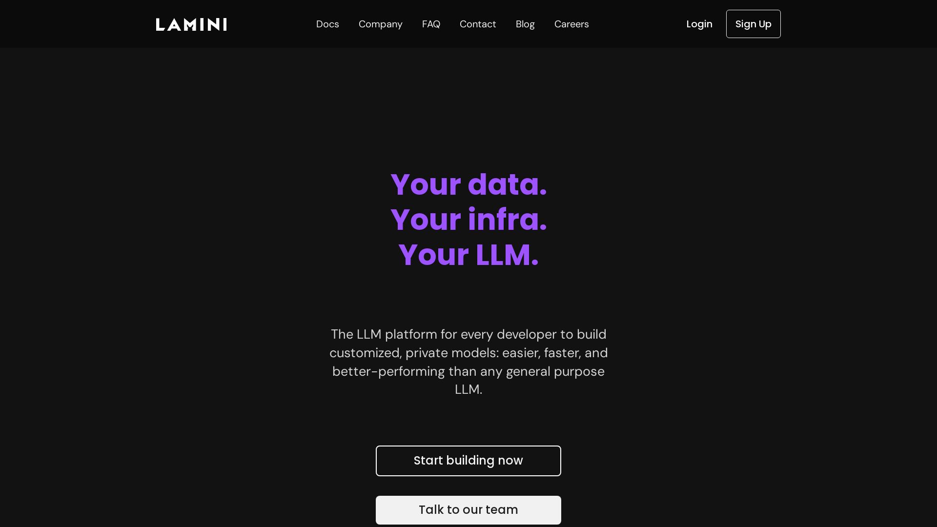 Lamini | AI-Powered LLM Platform for Software Development | Futureen
