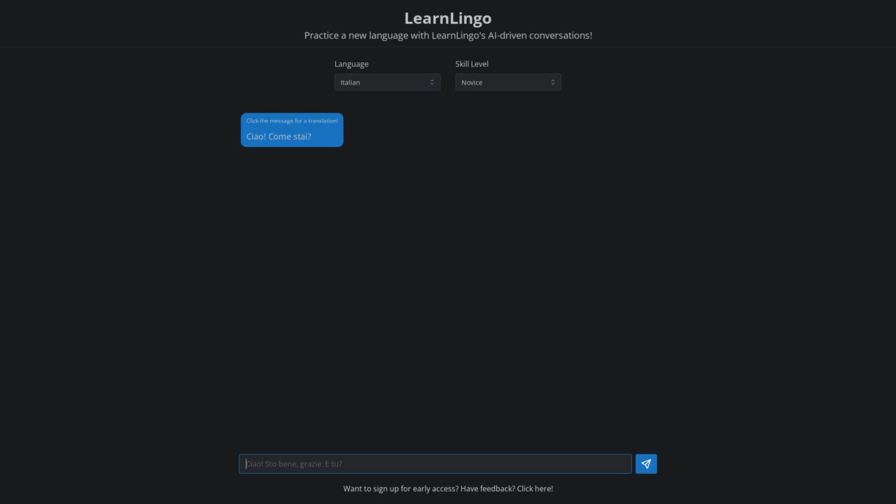 LearnLingo 🗣️ Demo: Conversational AI for Language Learning | Futureen