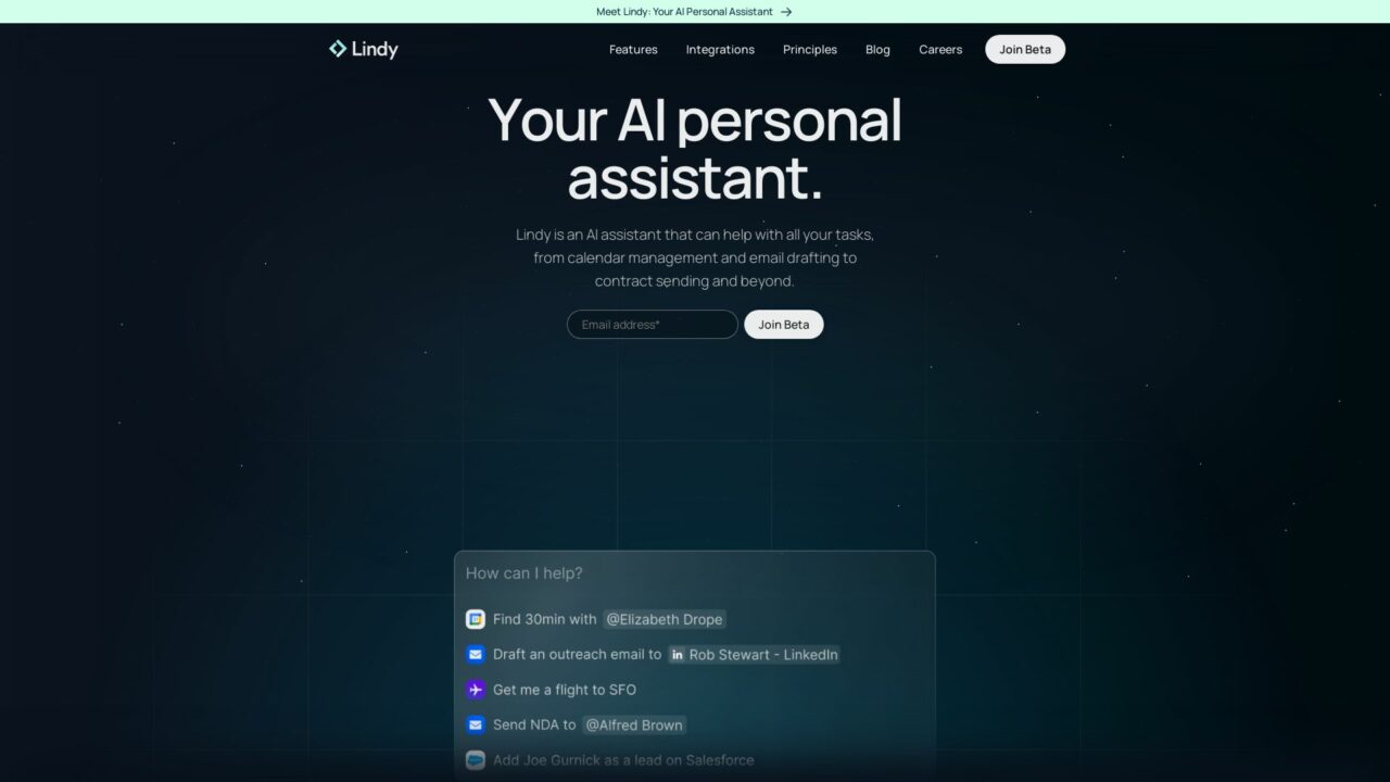 Lindy.ai | Your AI Executive Assistant for Task Automation | Futureen