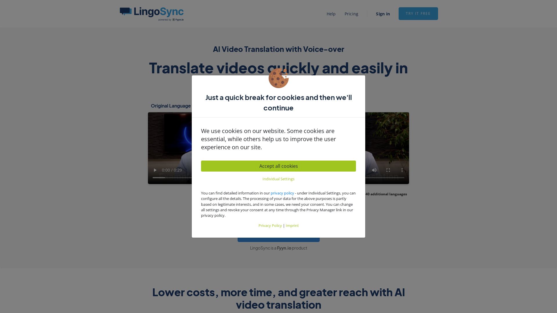 LingoSync.ai | Translate Videos in 40+ Languages | Futureen
