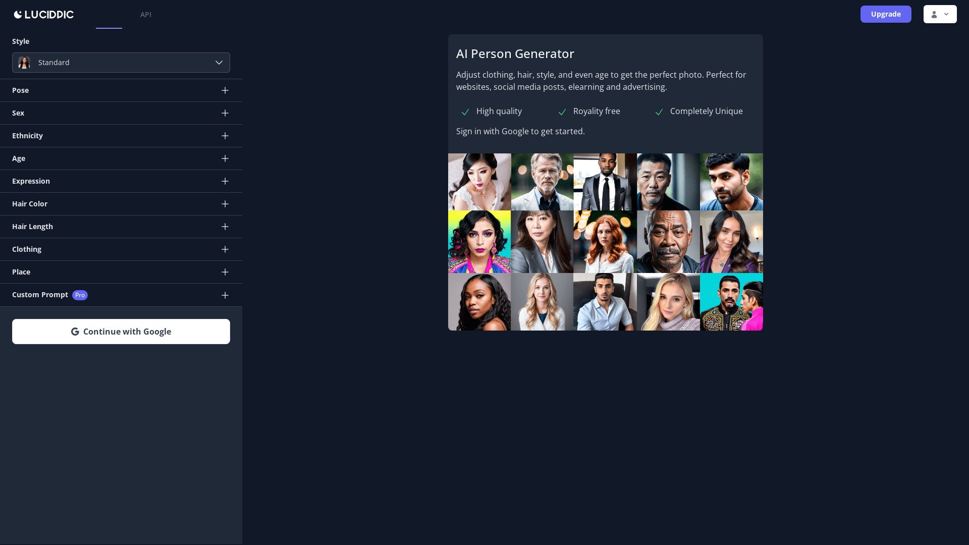 AI Person Generator | Create Unique AI Images Instantly | Futureen
