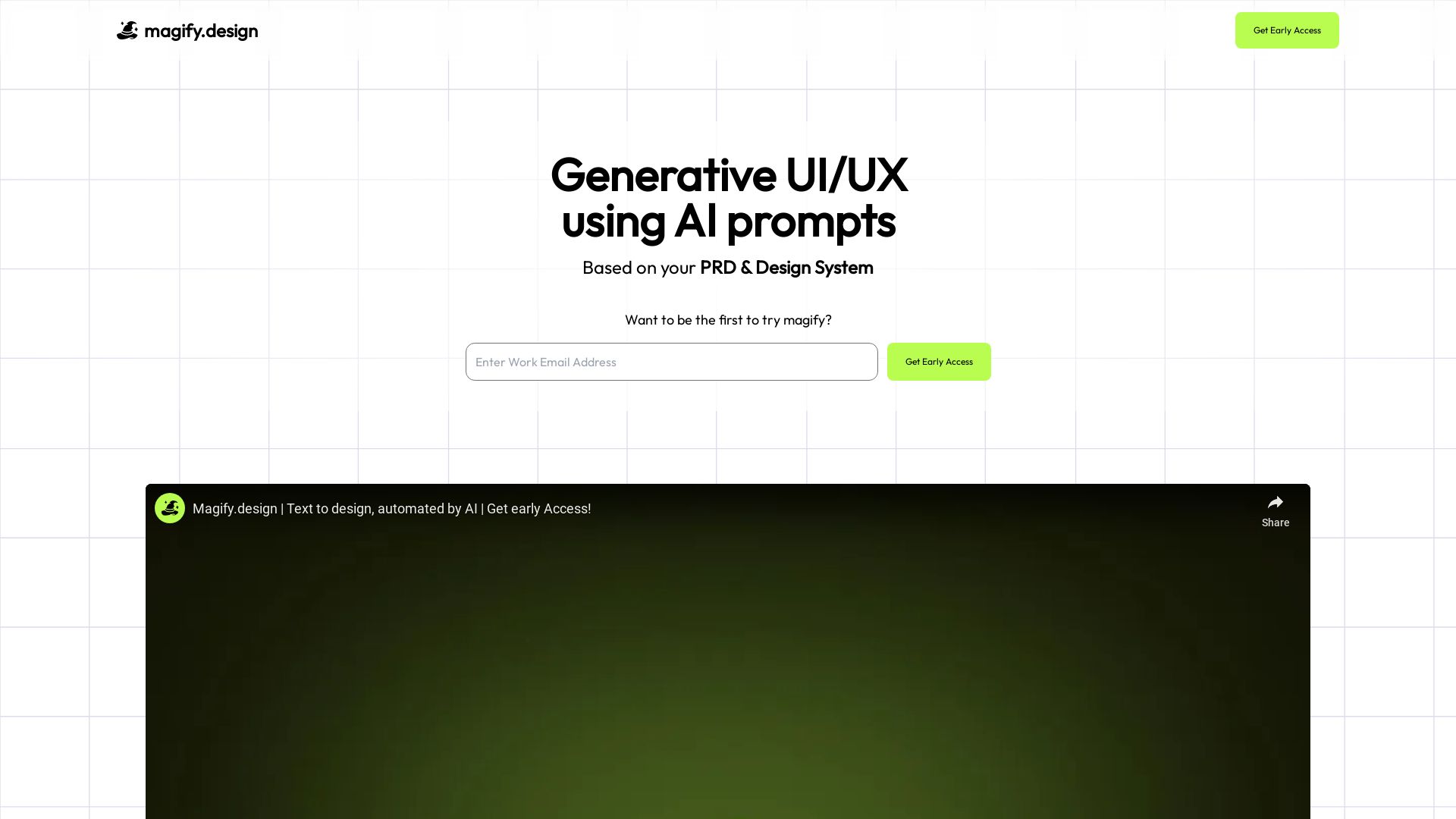 Magify.design 🎨 AI-Generated UI/UX & Code for Streamlined Design | Futureen