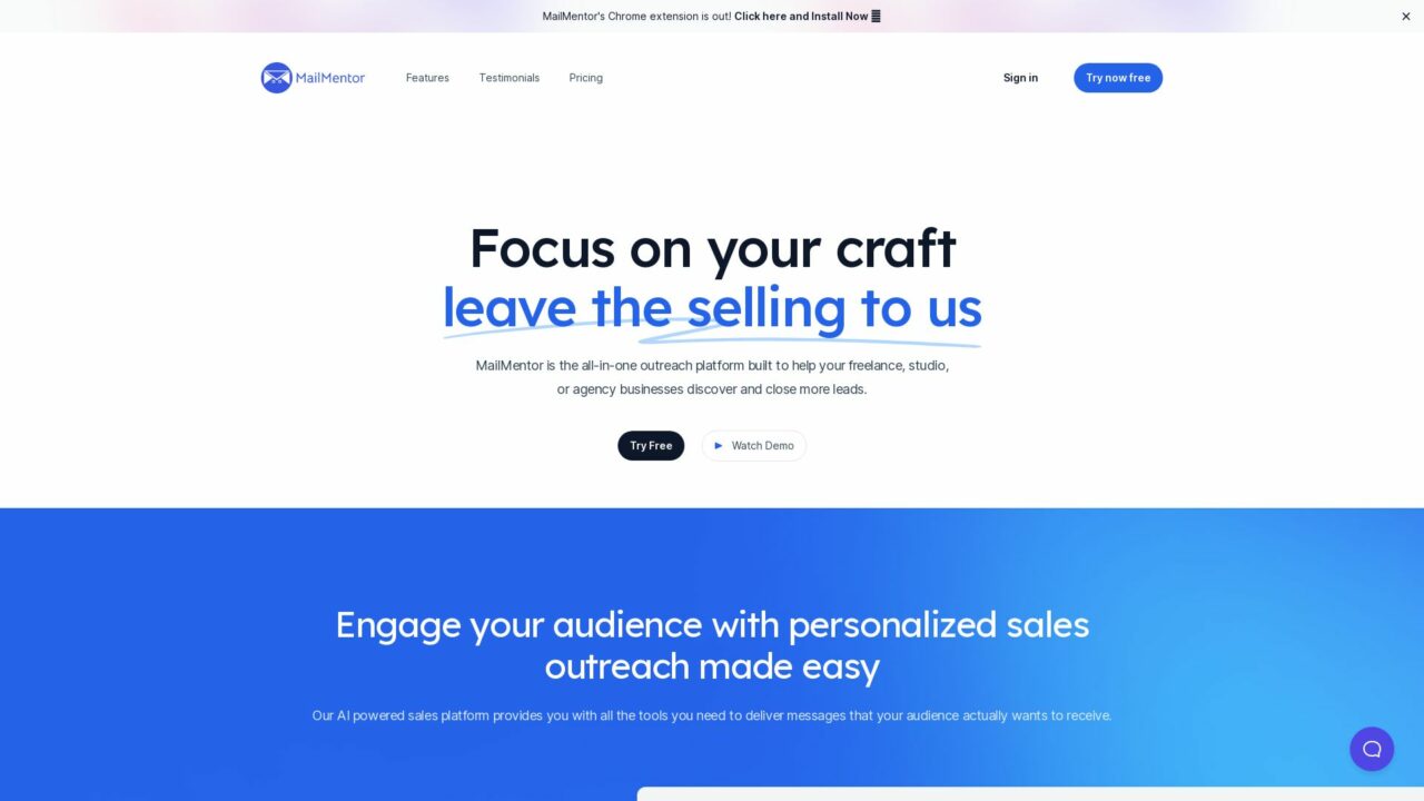 MailMentor | Boost Sales with AI-Powered Outreach | Futureen