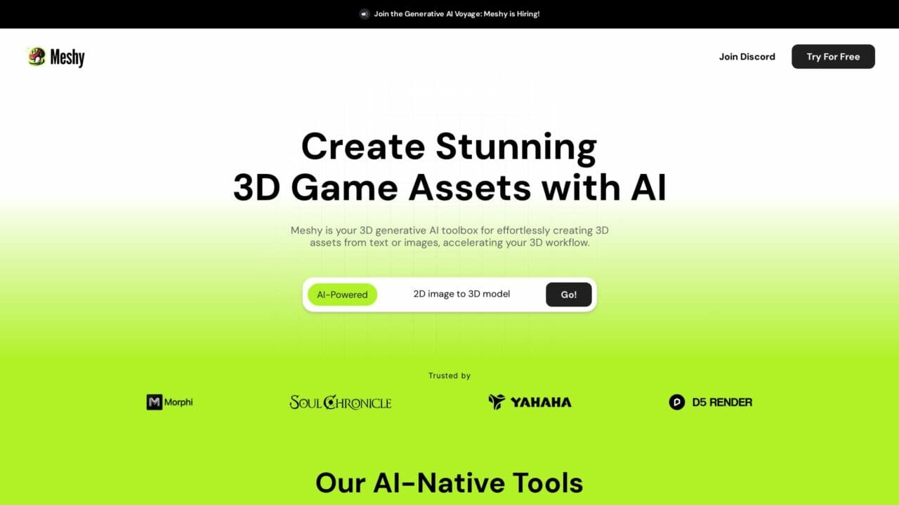 Meshy 🎮 Boost Your 3D Creativity with Generative AI | Futureen