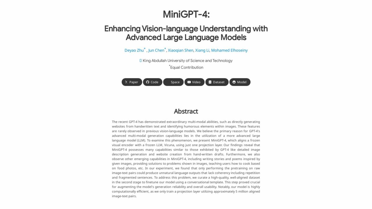 MiniGPT-4: Advanced Vision-Language Understanding 🌟 | Futureen