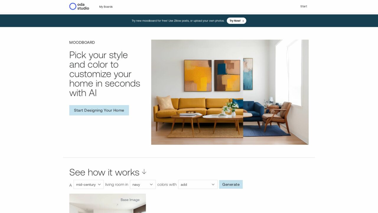 Oda | Customize Your Home in Seconds with AI | Futureen