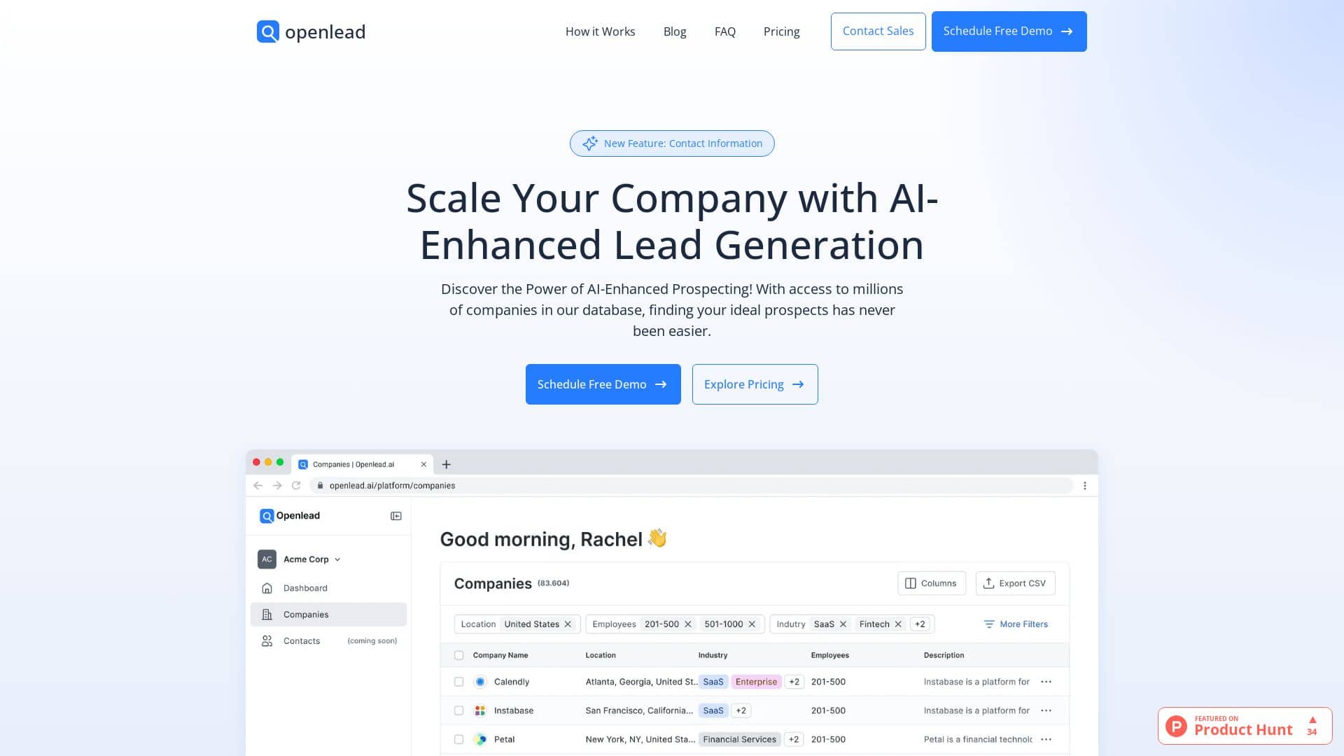 OpenLead | AI-Driven Custom Targeted Lead Lists | Futureen