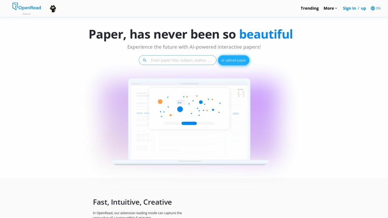 OpenRead | Experience the future with AI-powered papers! | Futureen