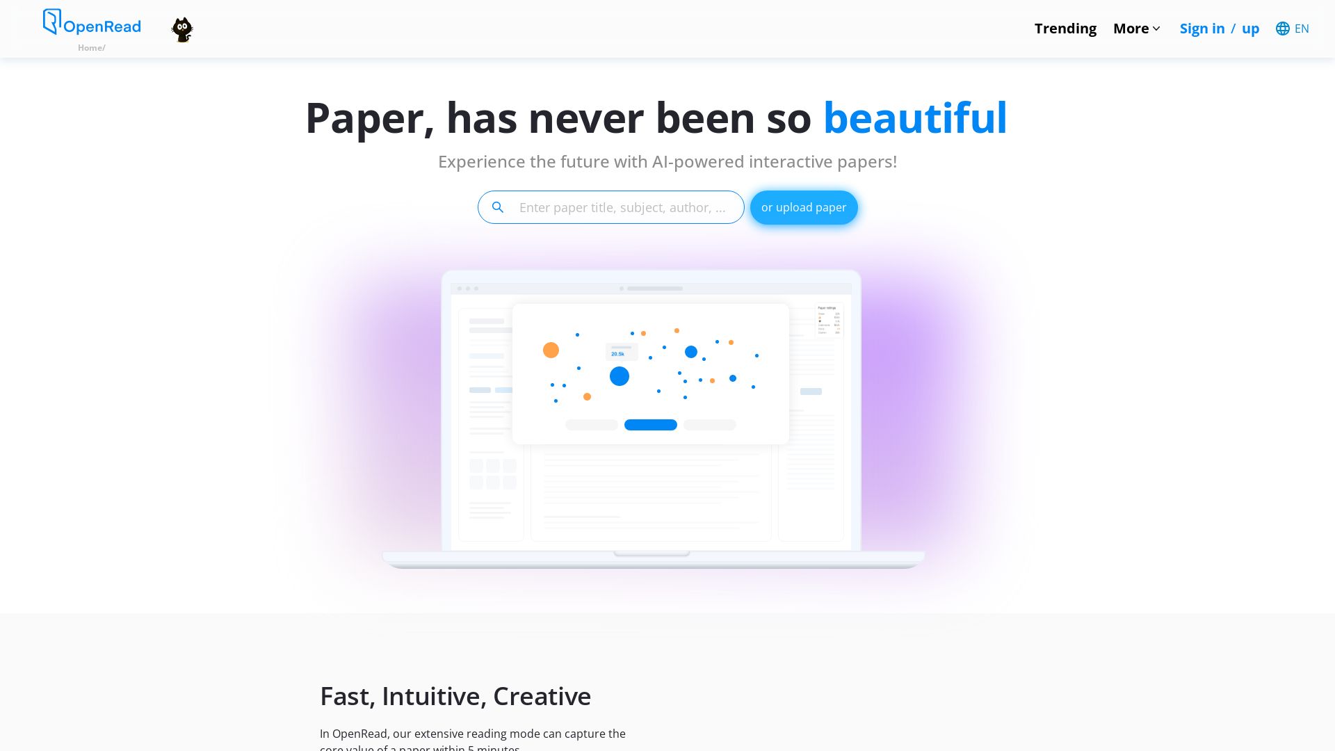 OpenRead | Experience the future with AI-powered papers! | Futureen