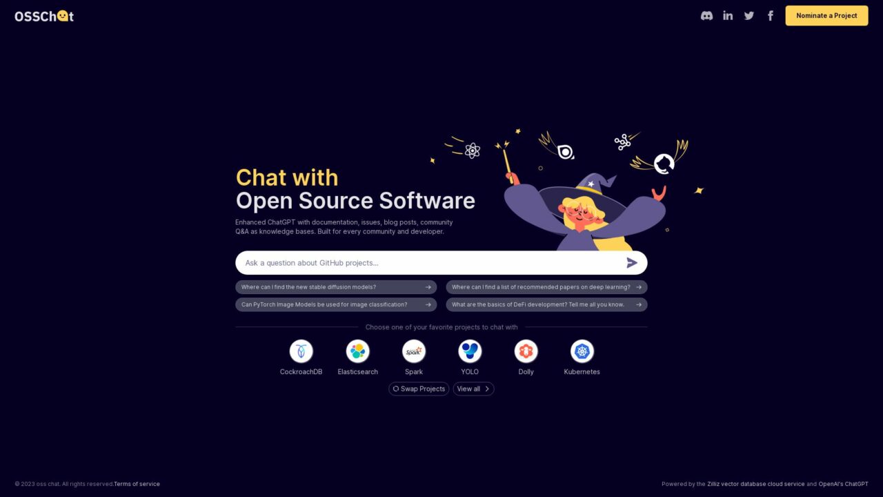 OSS Chat | Enhanced ChatGPT for Open Source Communities | Futureen