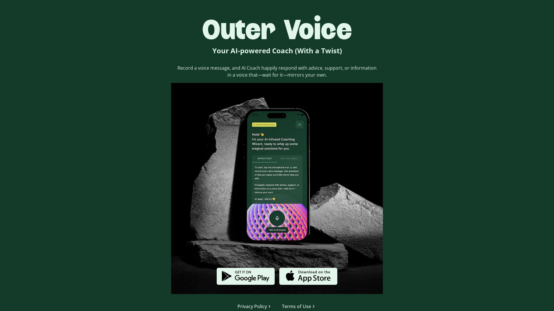 Outer Voice AI | Your Friendly AI Coach Assistant | Futureen