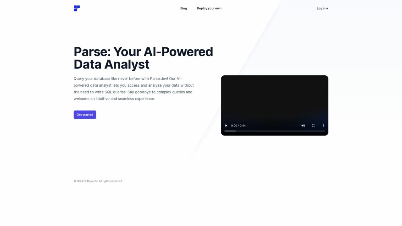 parse.dev 📊 Simplify Database Querying and Visualization for Non-Tech Users | Futureen