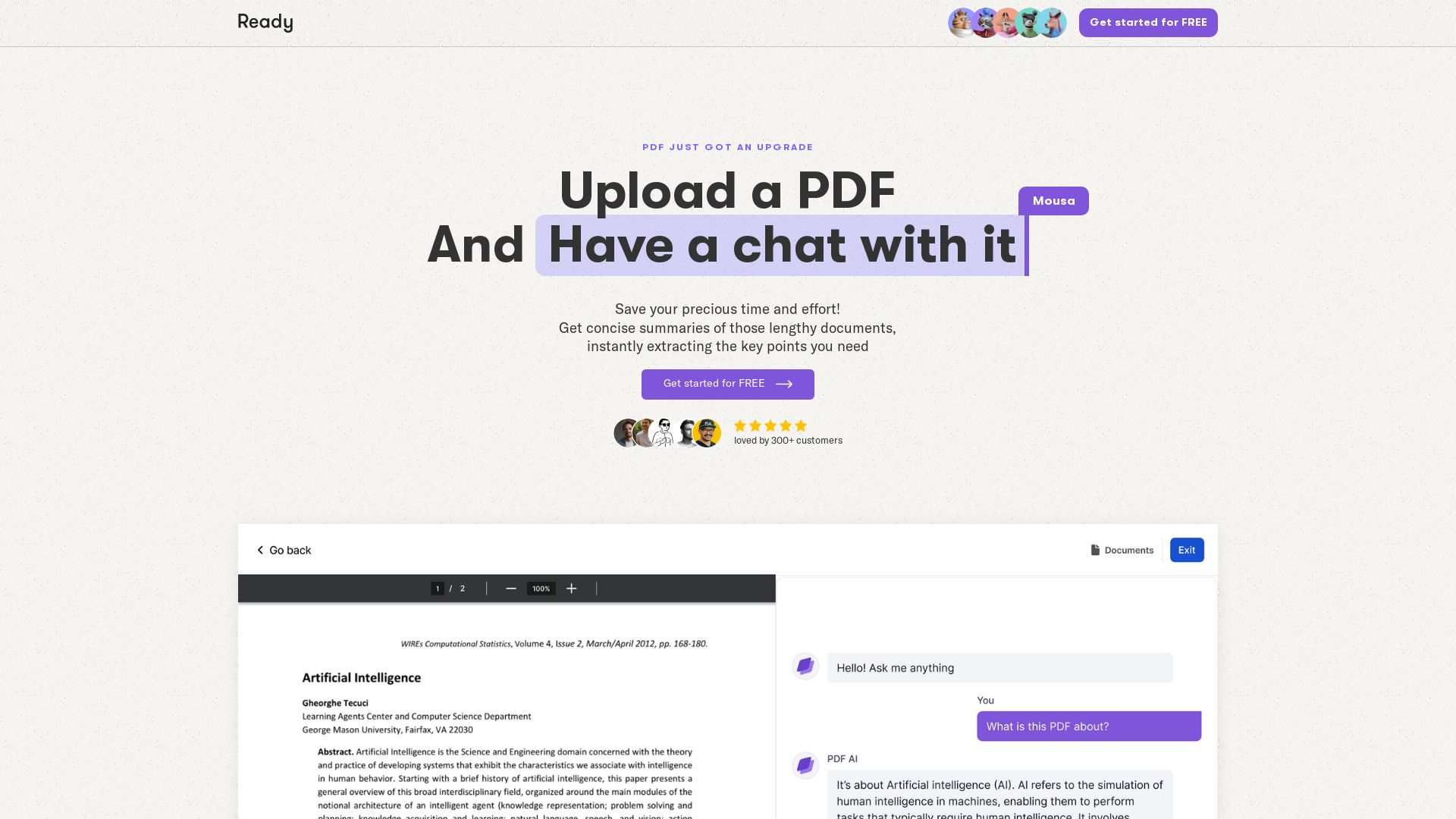 PDFai.io | Interactive PDF Q&A Engage and Get Answers | Futureen