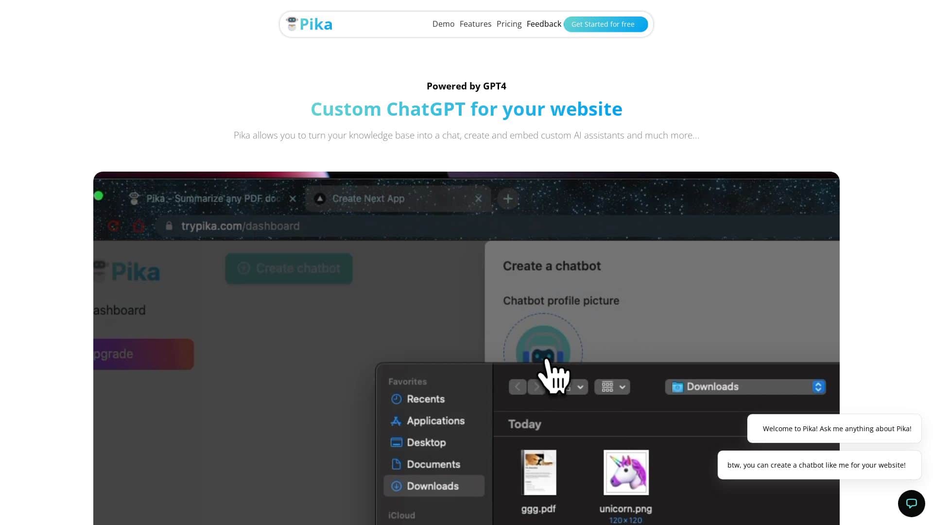 Pika | Turn Your Knowledge Base into a Chatbot | Futureen
