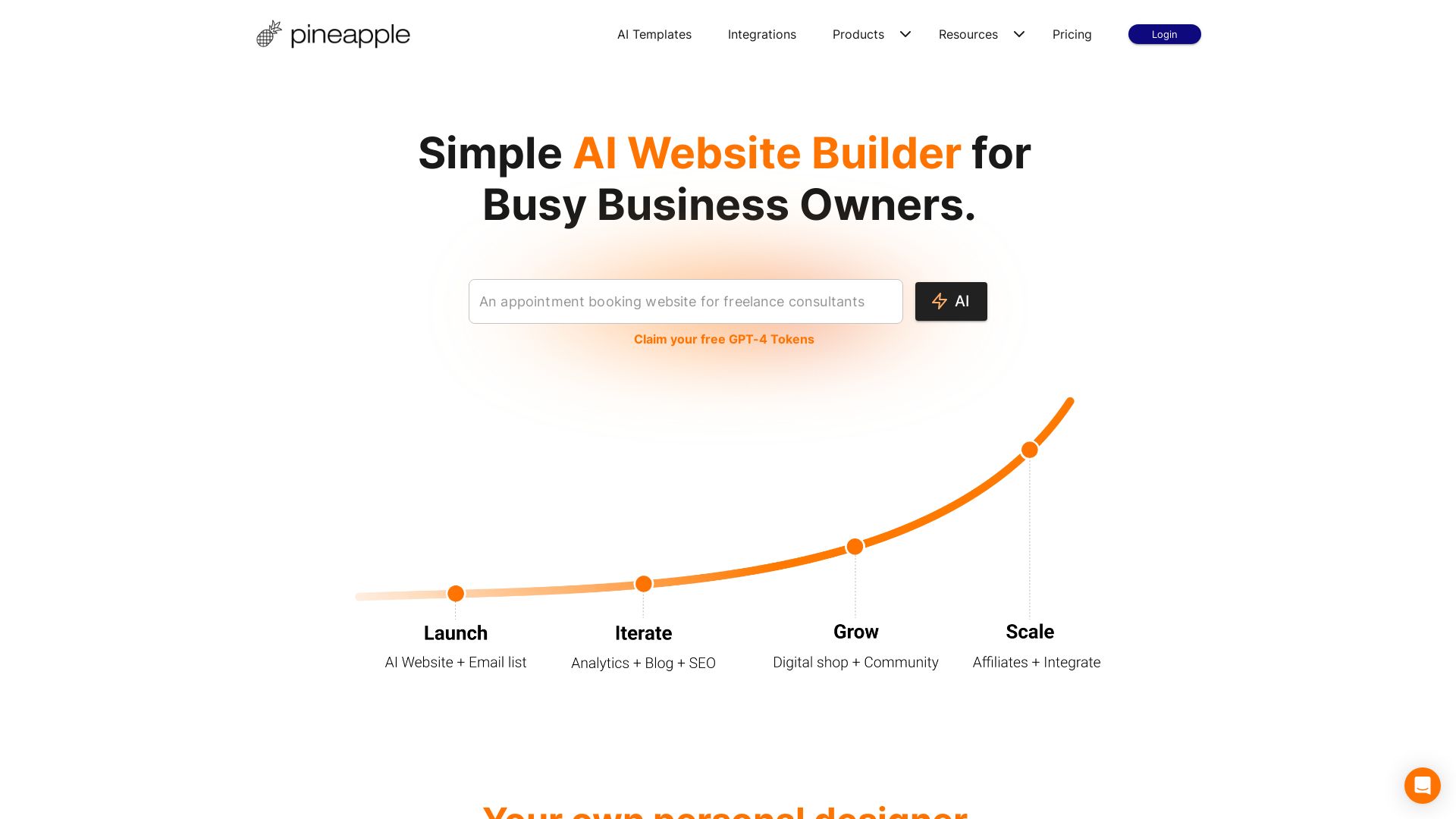Pineapple Builder | Create Your Business Website Quickly | Futureen