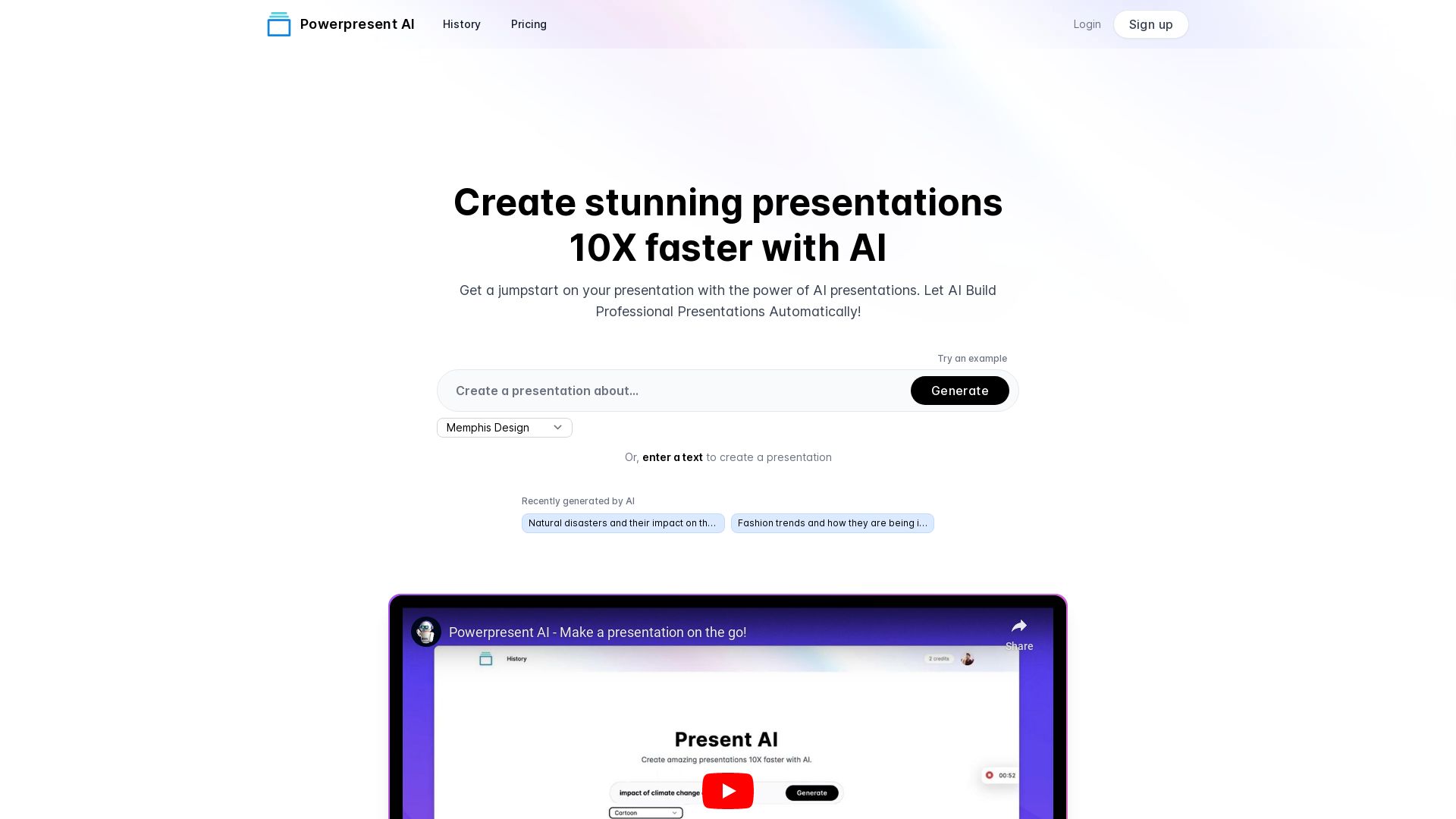 Powerpresent AI | Create Presentations 10X Faster | Futureen