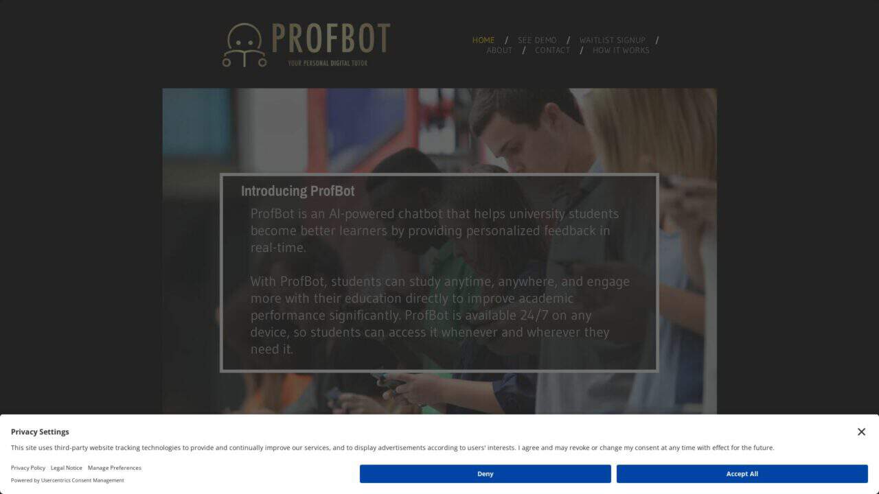 ProfBot.ai: Your Personal Digital Tutor 🎓 | Futureen