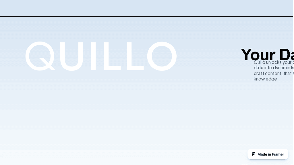 QuillO | Data Analysis and Personalized Content Creation | Futureen