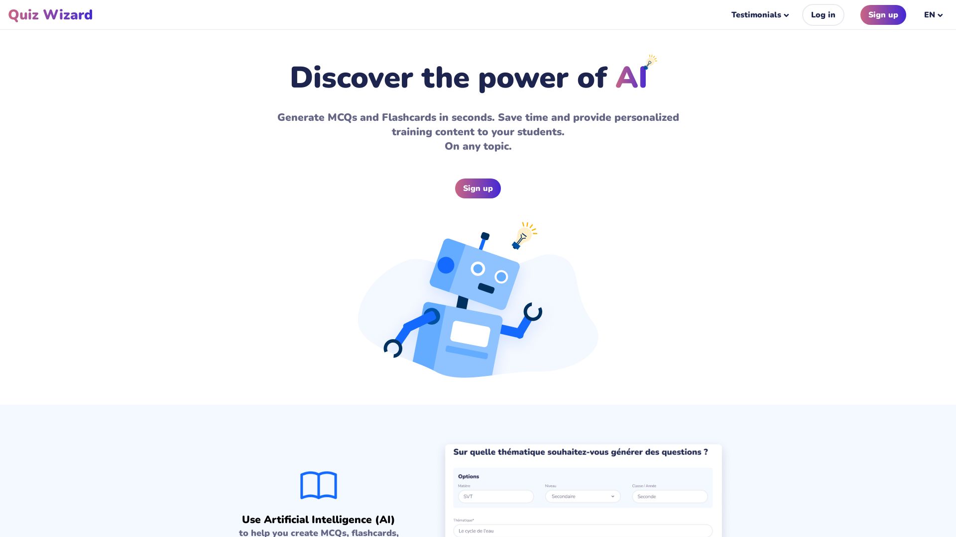 Quiz Wizard | Create Custom Quizzes and Flashcards Instantly | Futureen