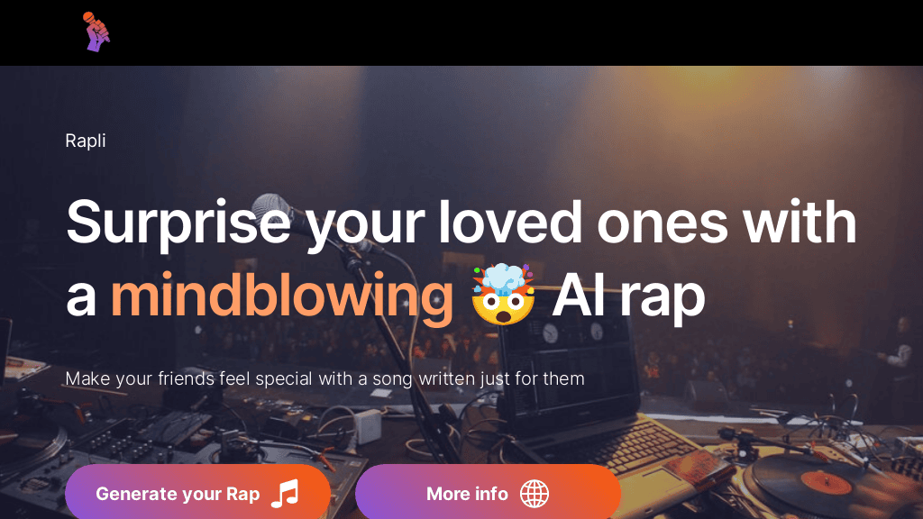 Rapli | Create Personalized Rap Songs for Loved Ones | Futureen