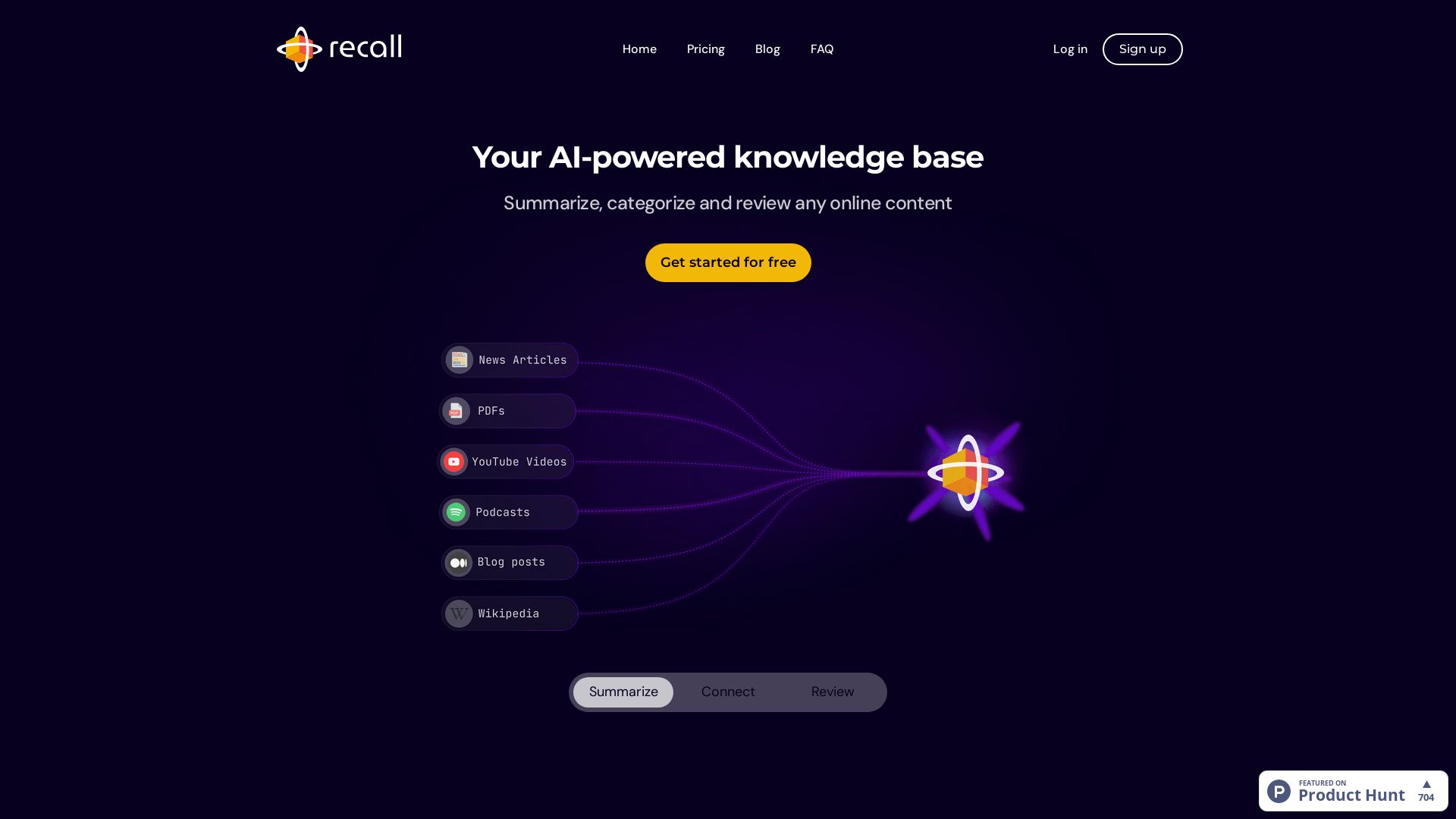 Recall | Your AI-powered knowledge base | Futureen