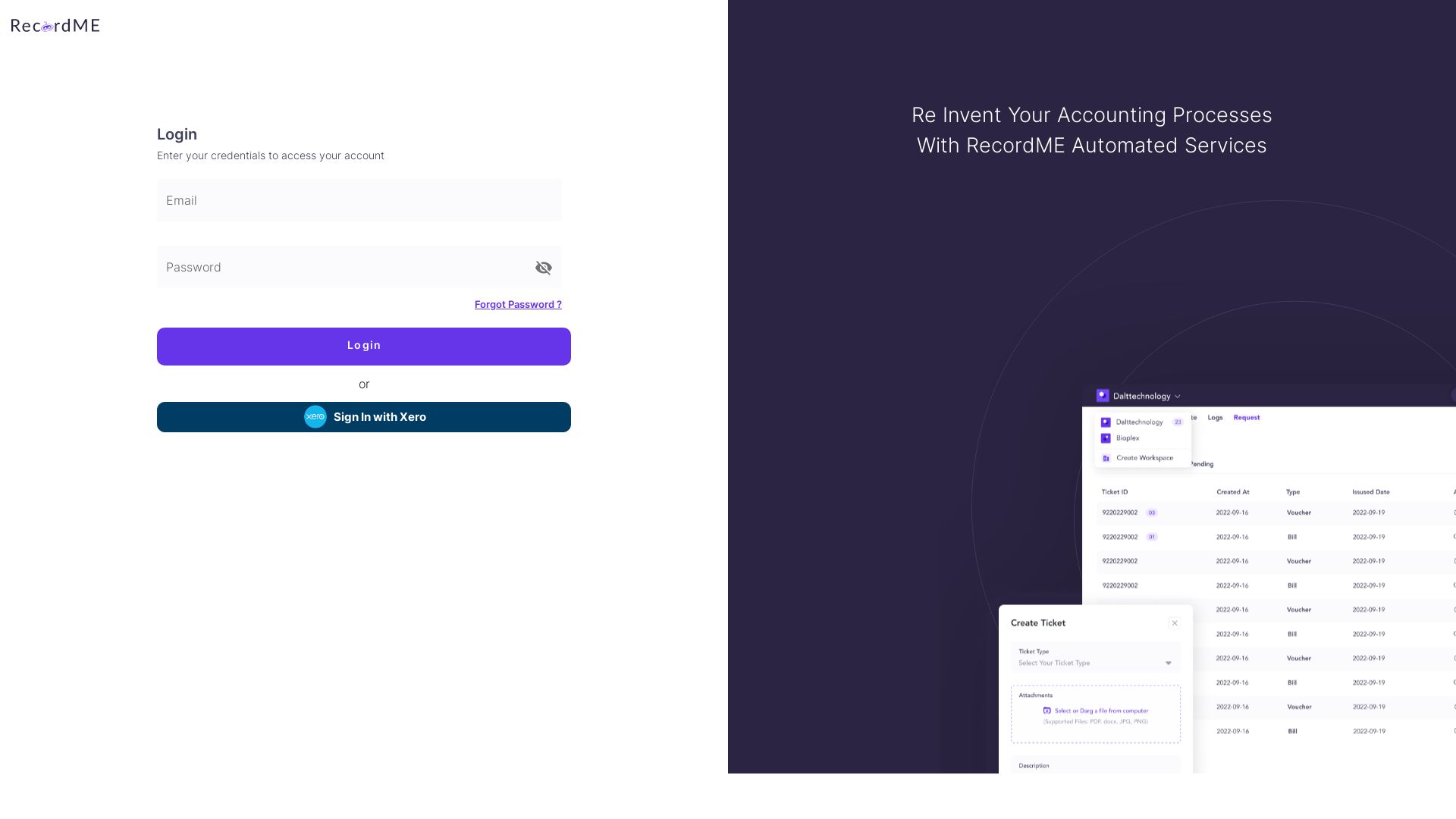 Recordme-Client | Streamline Your Accounting Process | Futureen