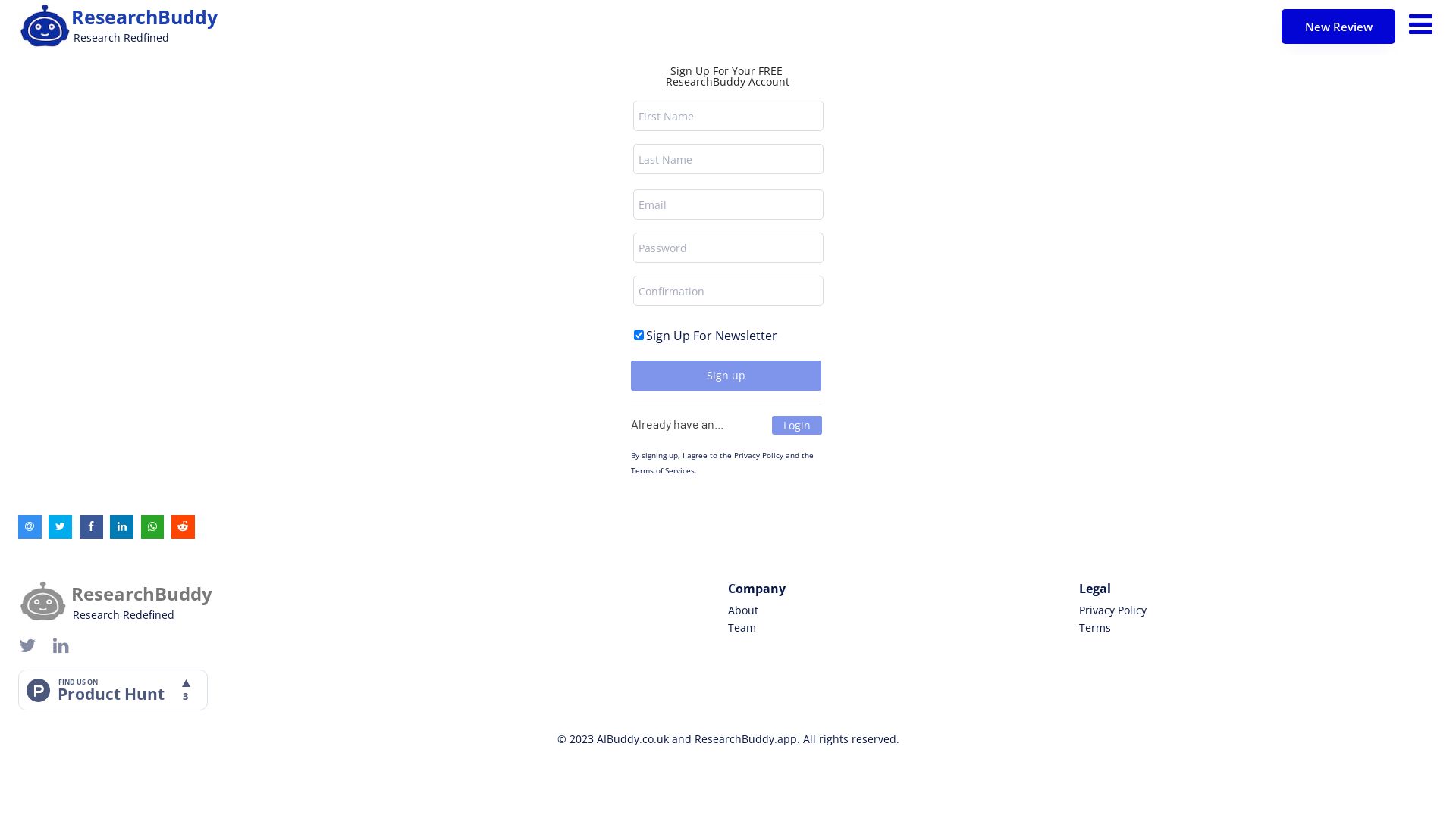 ResearchBuddy.app | Streamline Your Literature Reviews | Futureen