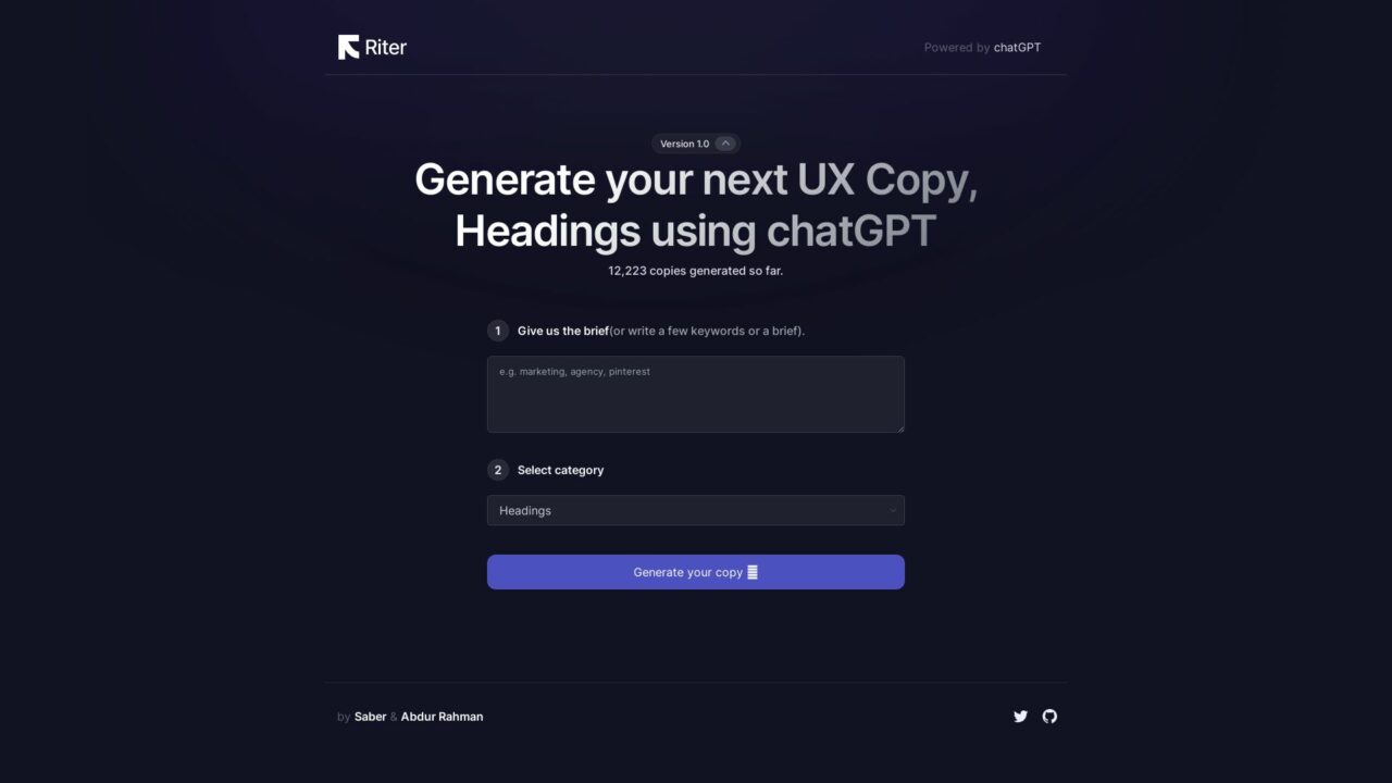 Riter.app | Boost User Experience with Product Descriptions | Futureen