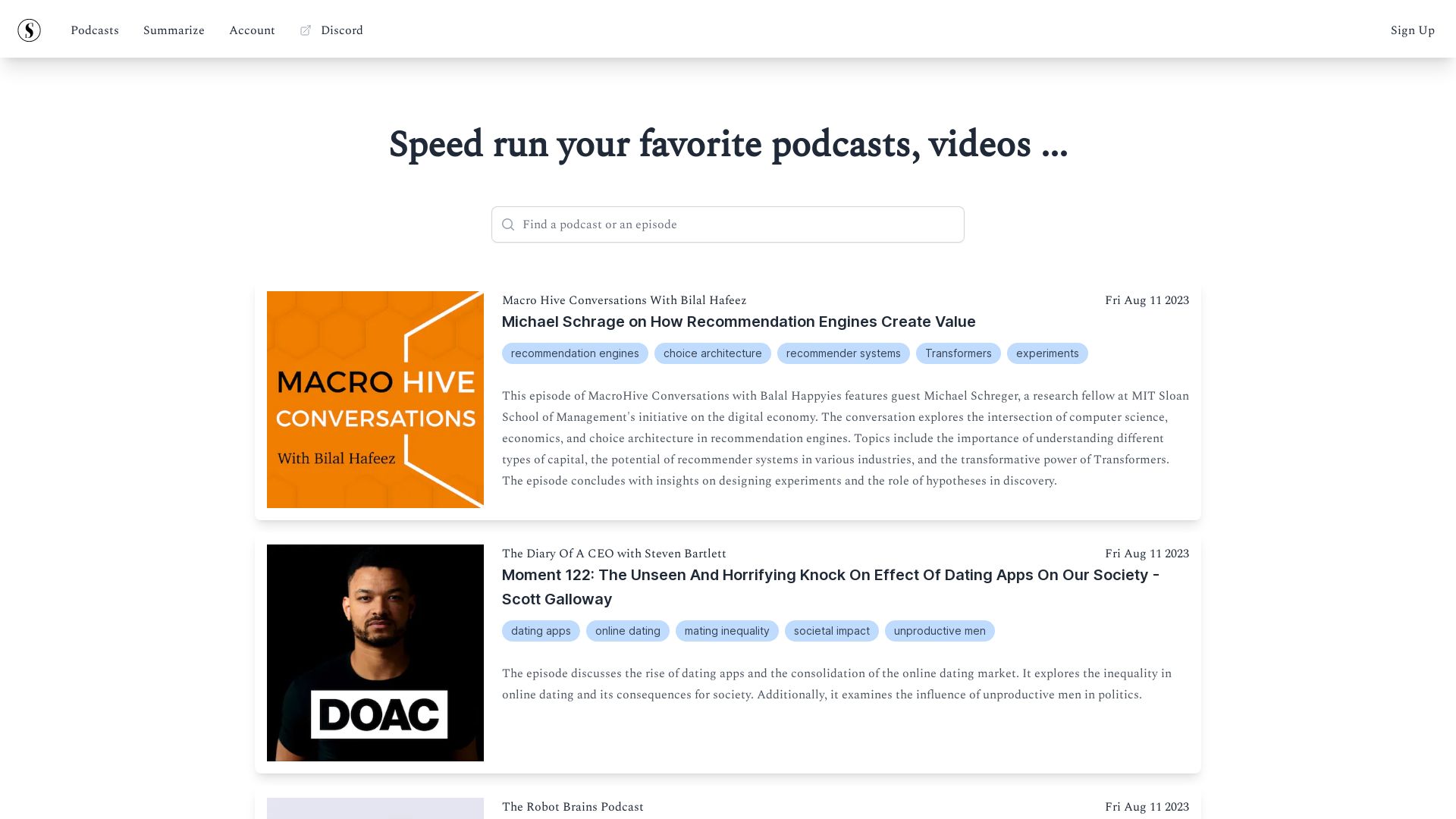 Scribbler | Speed Through Your Favorite Podcasts! | Futureen
