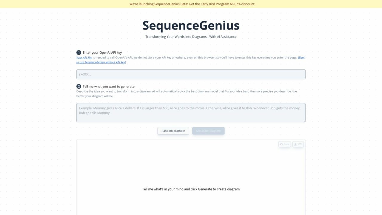 SequenceGenius | Turning Words into Diagrams with AI Help | Futureen
