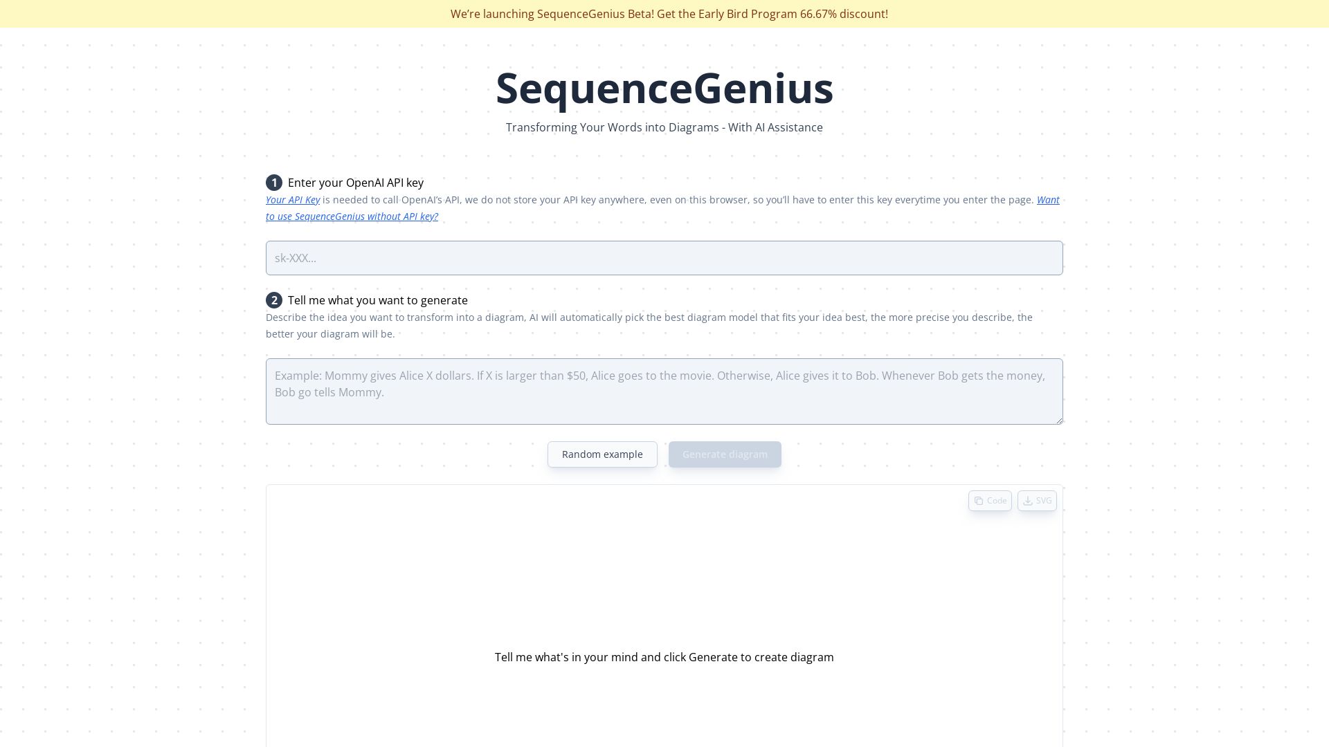SequenceGenius | Turning Words into Diagrams with AI Help | Futureen