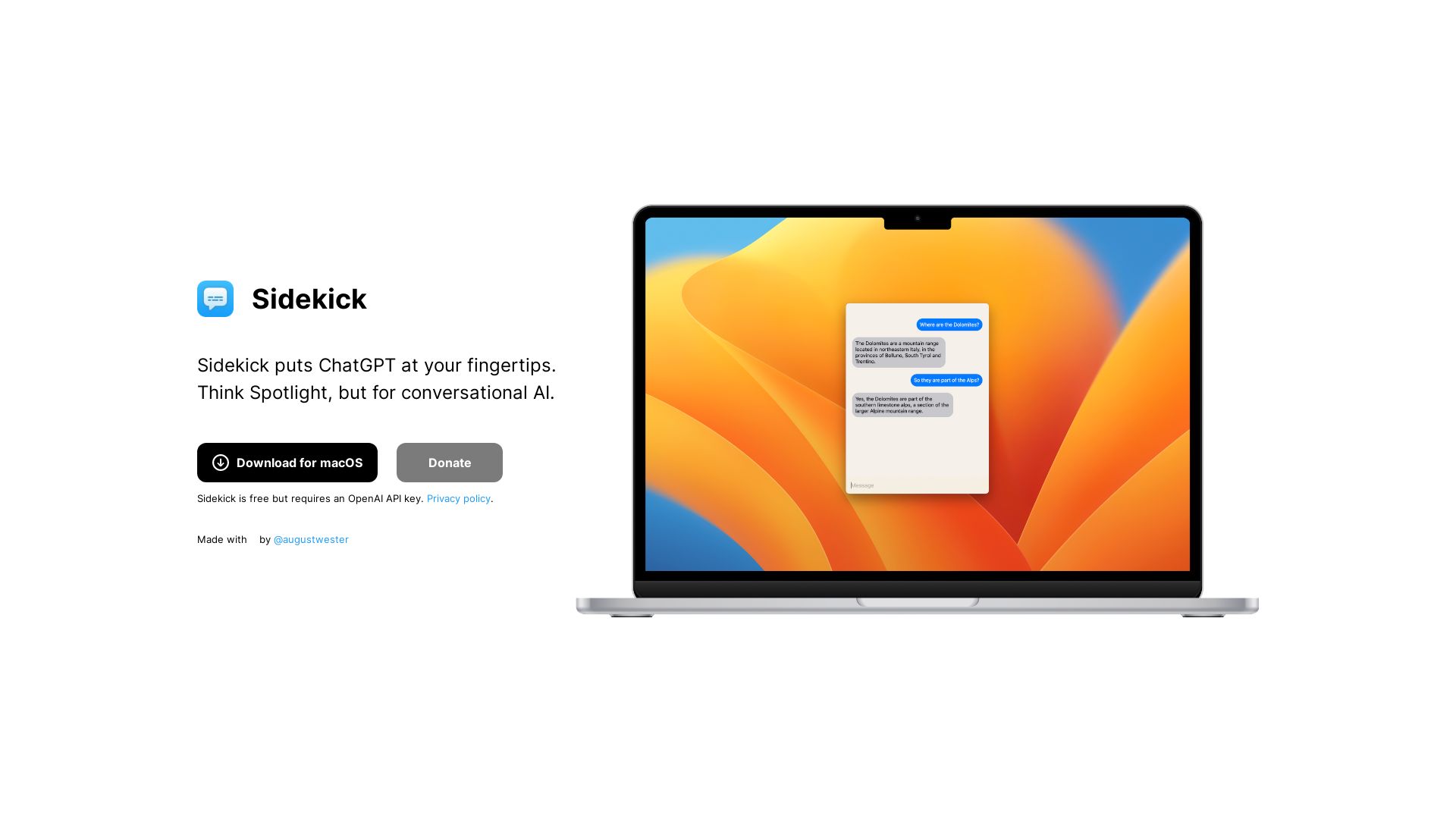 Sidekick ChatGPT For Mac Users Futureen
