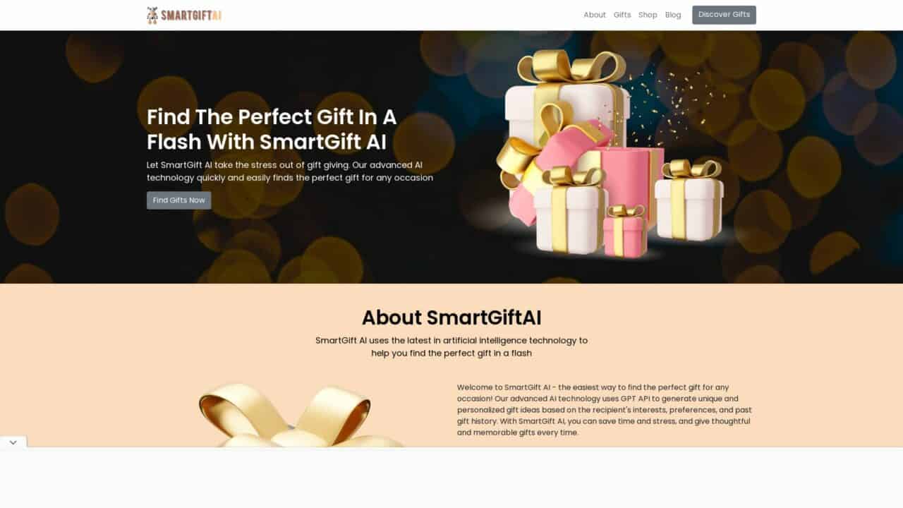 Smart Gift AI 🎁: Find Unique Gift Ideas with AI-Powered Personalization ...