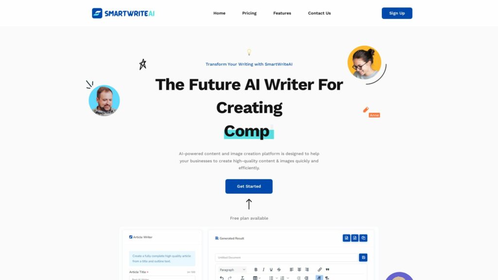 SmartWriteAI | The Future of Content Creation with AI | Futureen