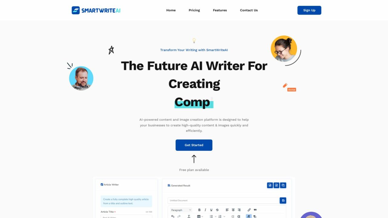 SmartWriteAI | The Future of Content Creation with AI | Futureen