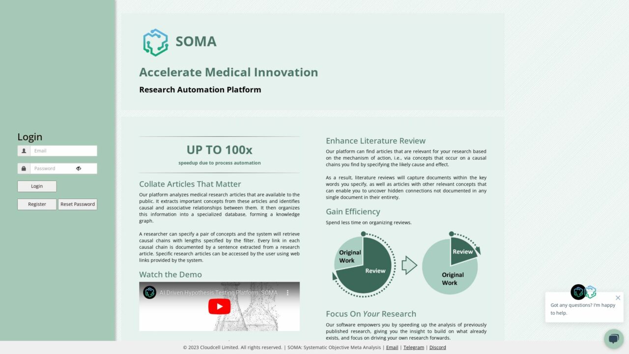 SOMA: Research Automation Platform 🚀 Speed up medical research by 100x ...