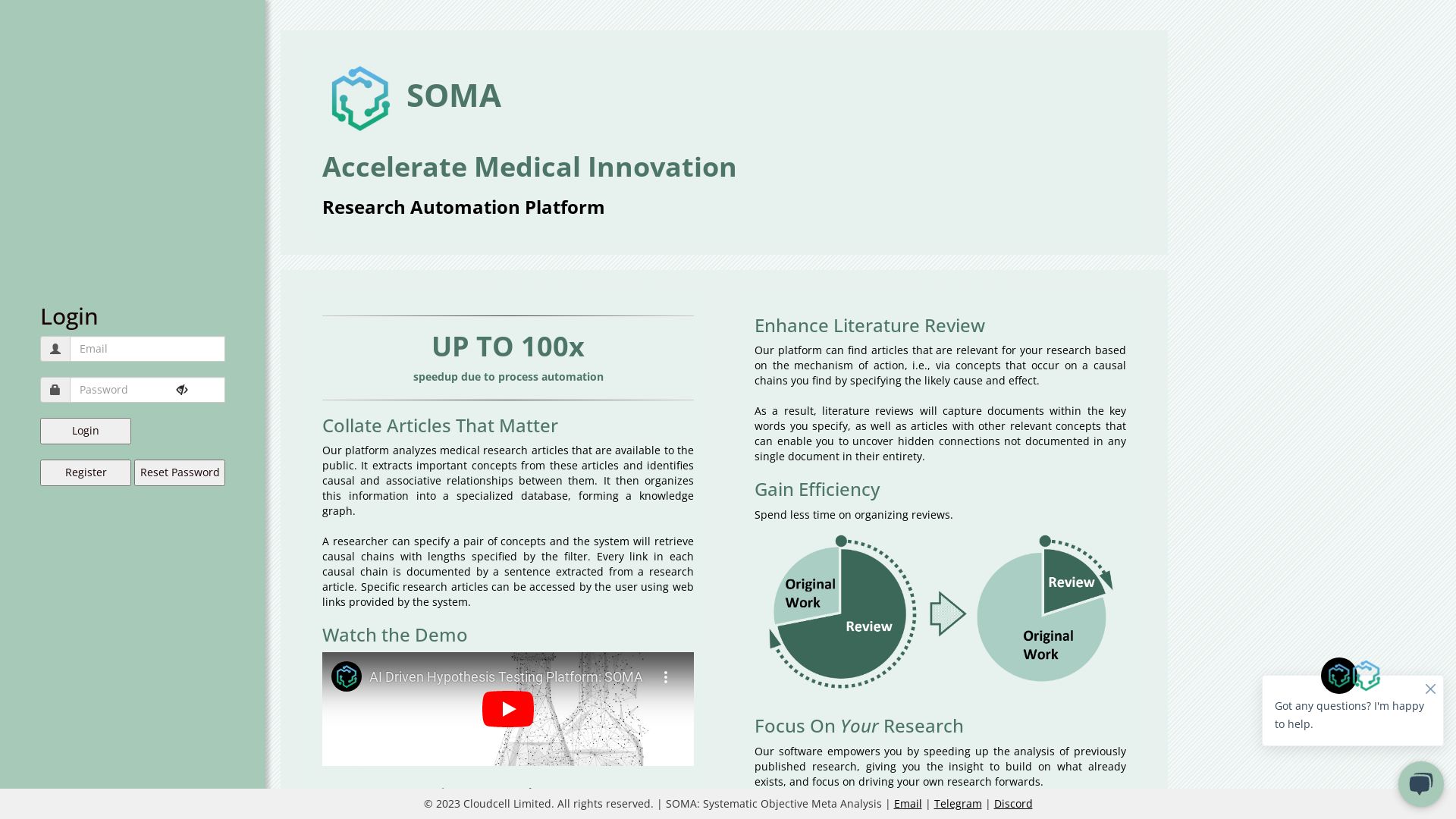 SOMA | Accelerate Medical Research by 100x | Futureen
