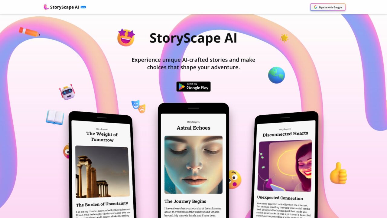 StoryScape AI 📚 Unleash Your Creativity with Immersive Storytelling | Futureen
