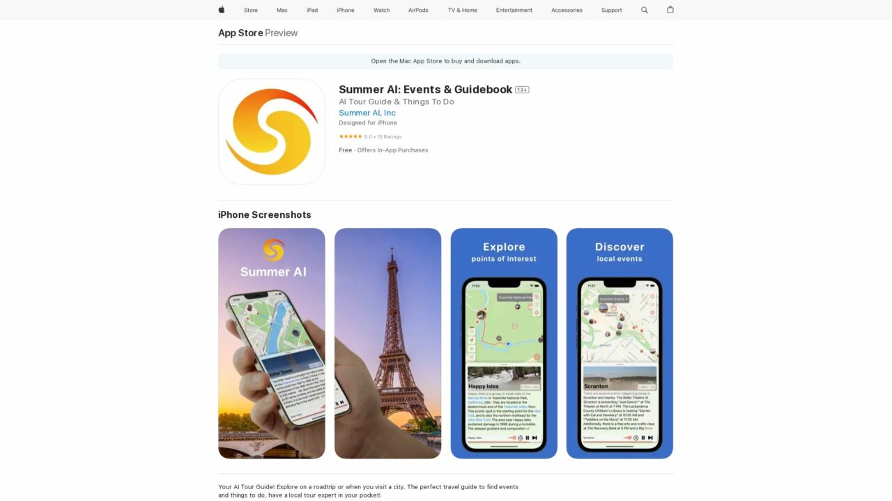 Summer AI | Travel Planning and Guidance Assistance | Futureen