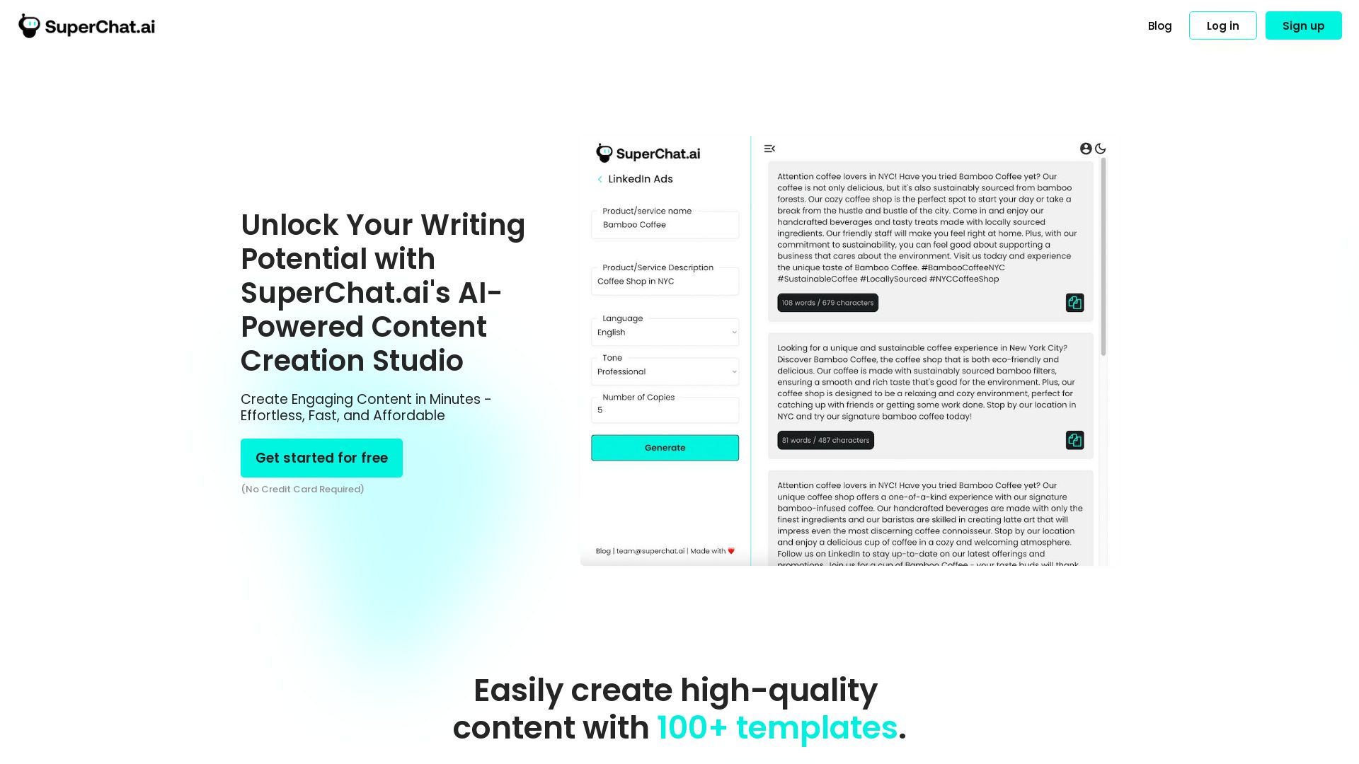 SuperChat.ai | Content Creation Made Easy in Minutes | Futureen