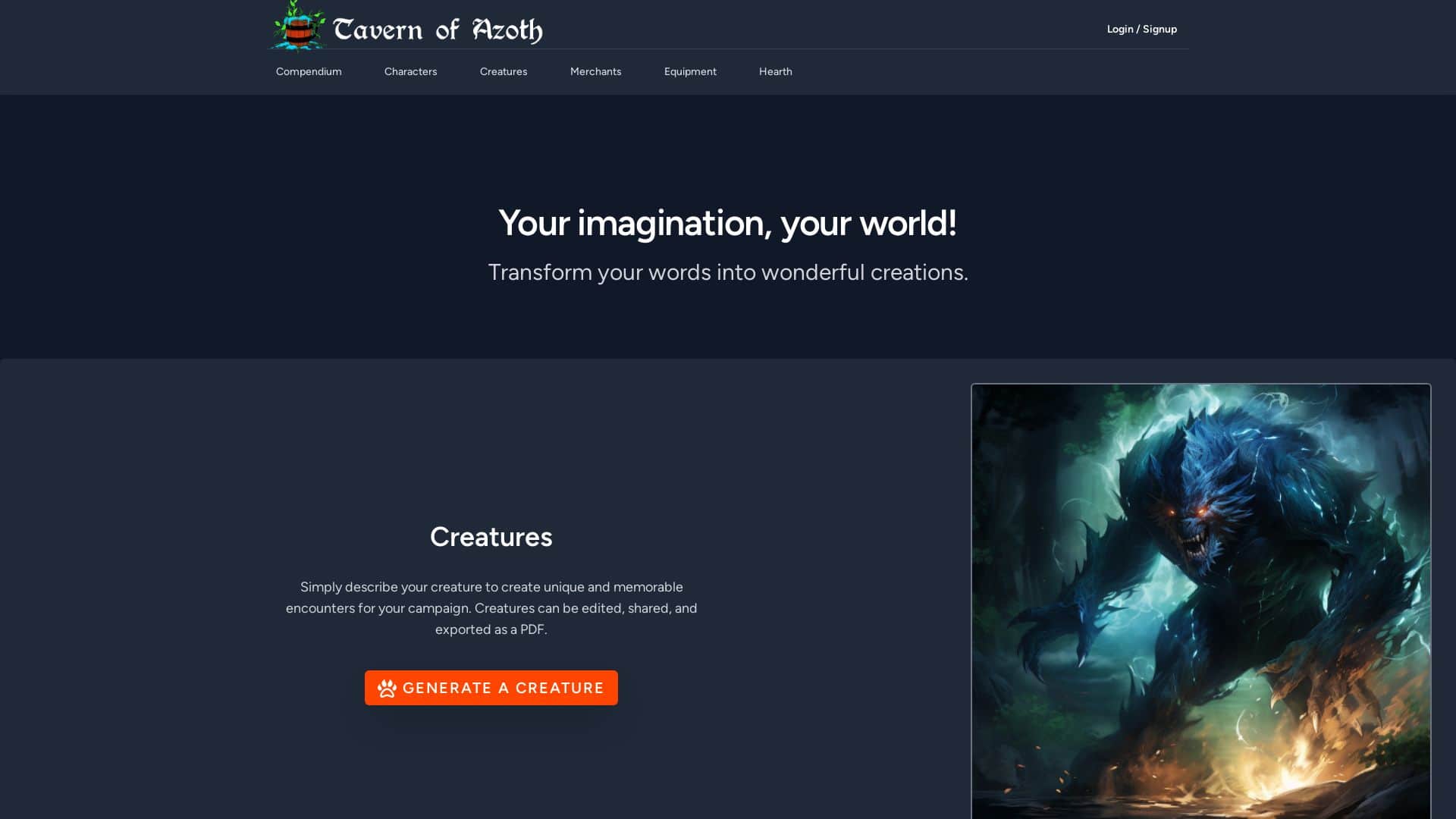 Tavern of Azoth | Create Fantasy RPG Content & Assets | Futureen