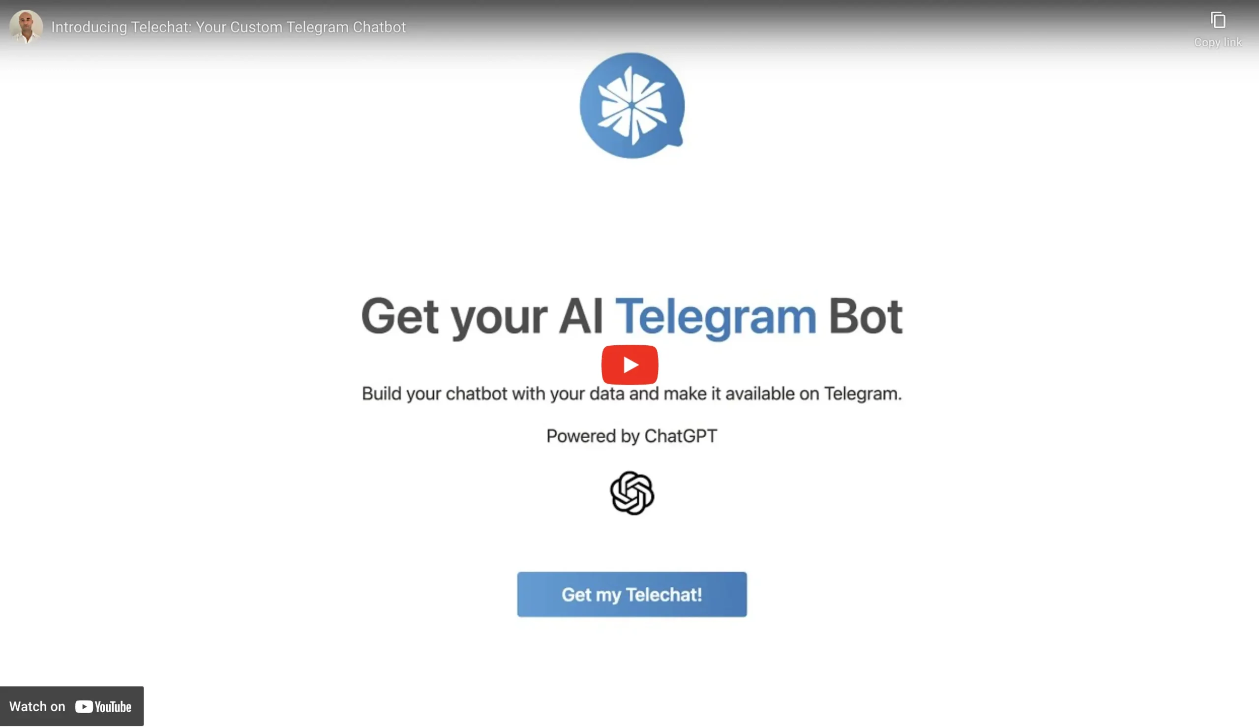 Telechat | Custom Telegram Chatbot | Futureen
